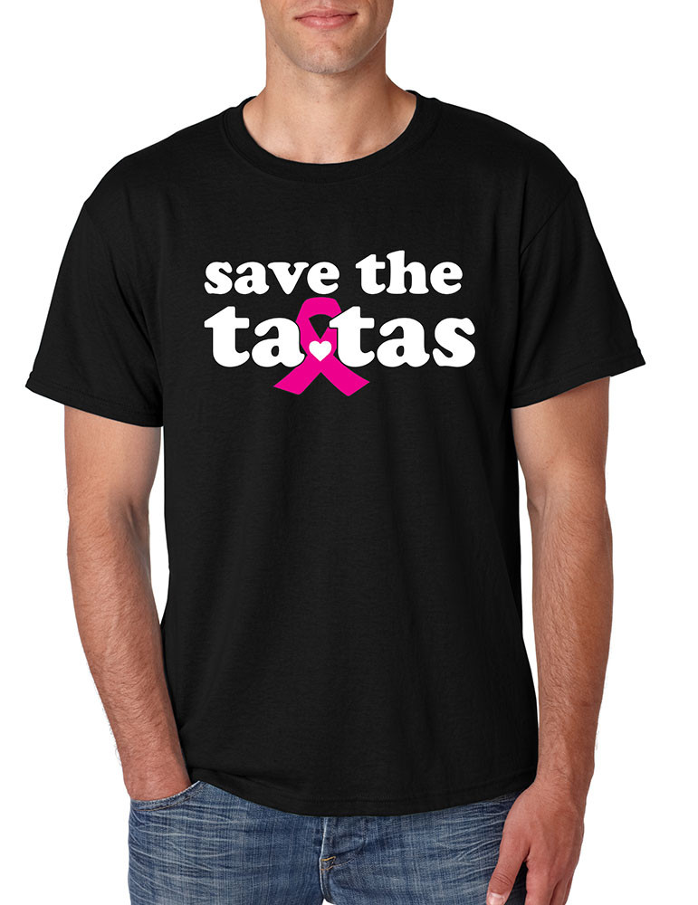 Save The Ta Tas Breast Cancer Men T Shirts