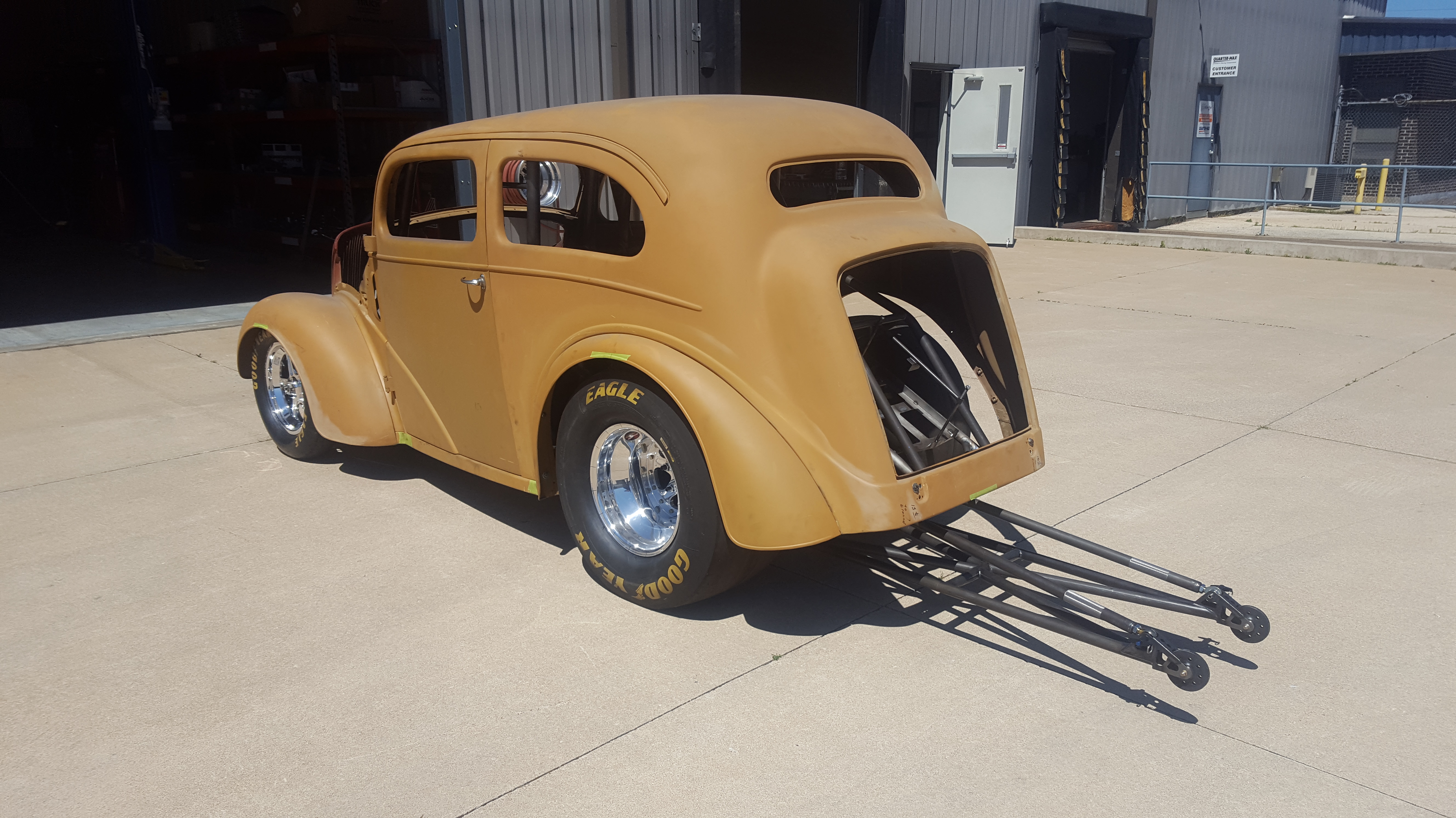 Pigford Brothers’ 1948 Anglia built by RJ Race Cars - Quarter-Max ...