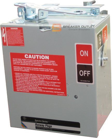 SB325RG 400A 240V GE Spectra Series Fusible Busway Plug in Unit