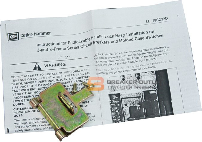 PLK5S Hasp Handle lock off for L, MDL N-frame breakers
