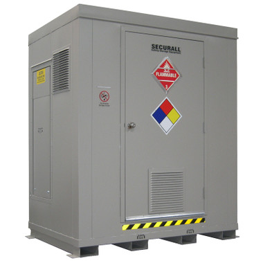 Securall B600 HazMat Drum Storage Locker with Optional Fire Rating, 6 Drum