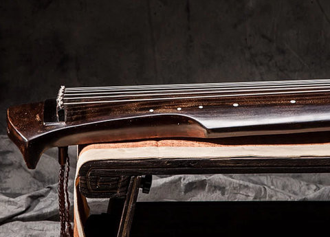 Buy Professional Level Aged Fir Wood Guqin Instrument Chinese Zither Fu ...