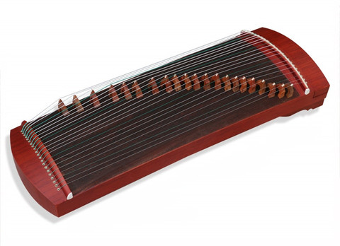 Buy Exquisite Travel Size Red Sandalwood Guzheng Instrument Chinese Harp