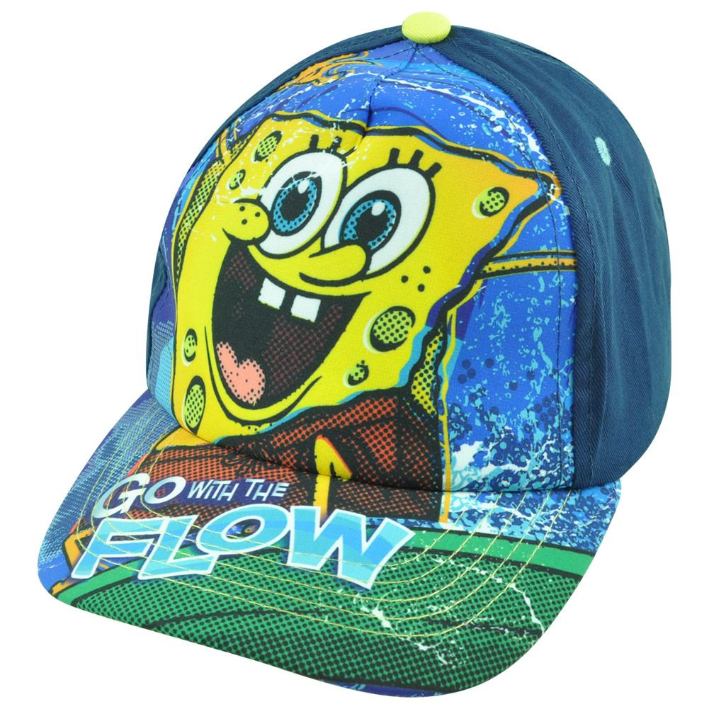 Nickelodeon SpongeBob SquarePants Adjustable Snap Back Surfing Navy ...