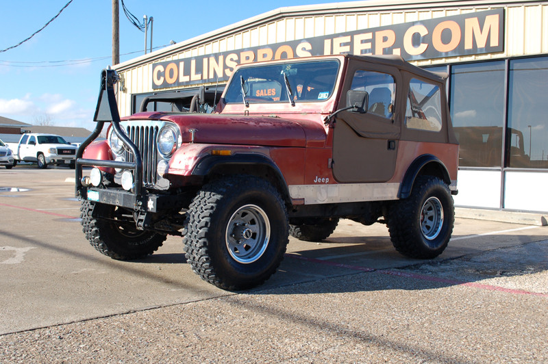 SOLD 1985 Jeep CJ-7 color code 5C Red Metallic Stock#114162 - Collins ...
