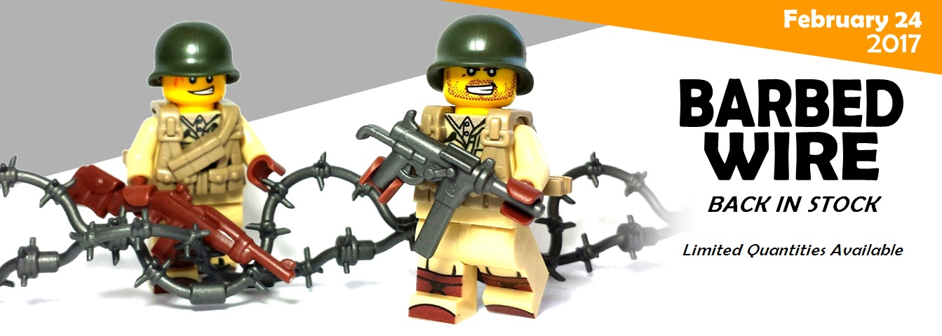 BrickWarriors - Minifigure Guns, Weapons, Helmets, Armor, and Accessories