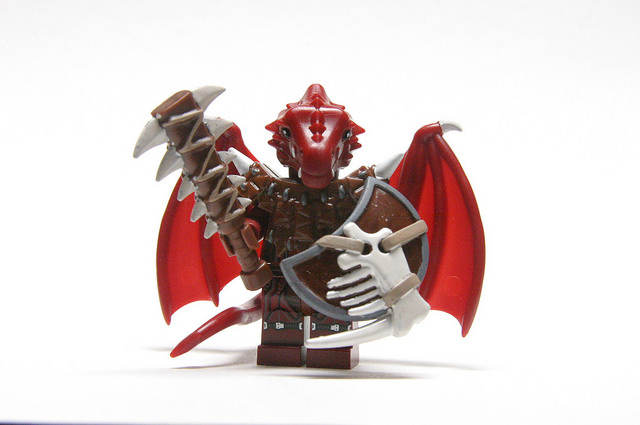 Custom LEGO Minifigure of the Week - Dragon Soldier by SpartanBricks ...