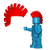 Minifigure Hair - Mohawk