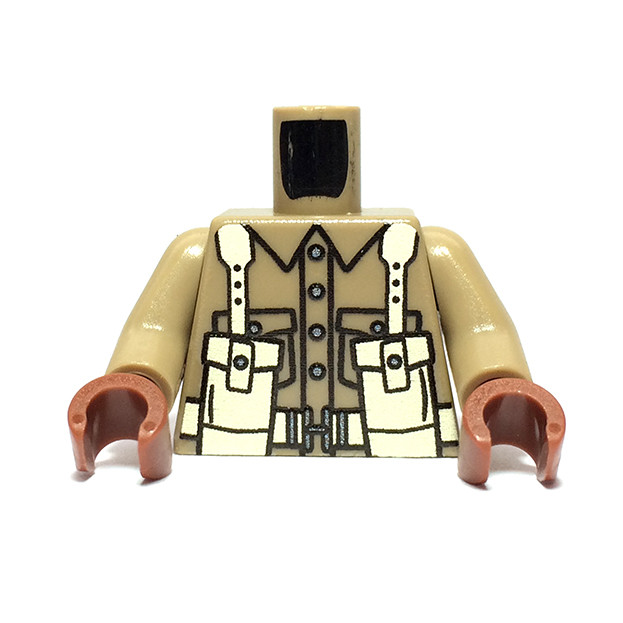 Custom LEGO® Minifigure - British Infantry Torso