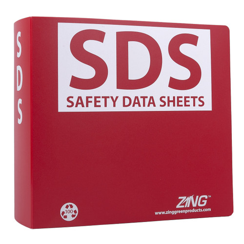 SDS Binder, stores 600 sheets - GHS/HazCom | Zing