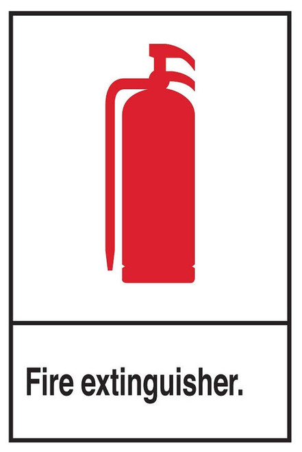 Fire Extinguisher Pictogram Sign | Zing Green Products