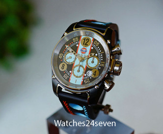 BRM Gulf Racing Chronograph Light Blue PVD Limited Edition of ONLY 50 ...