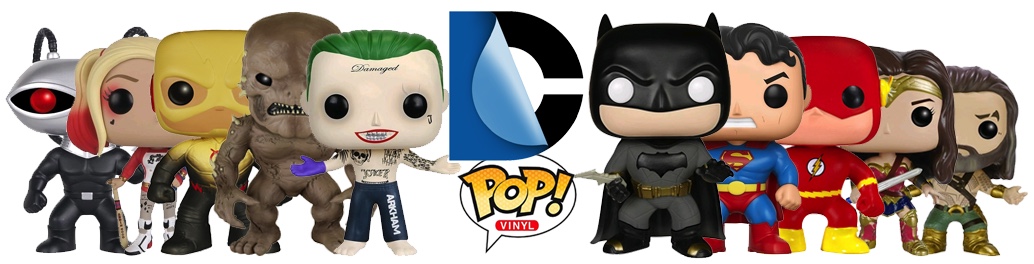 DC Comics FUNKO POP! Vinyl Figures - BATMAN , JOKER , SUPERMAN , GREEN ...