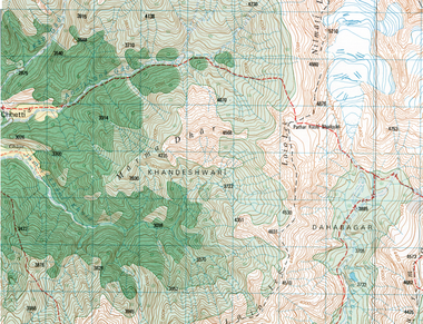 Topographic Maps Nepal | Nepal Maps | GoTrekkers.com
