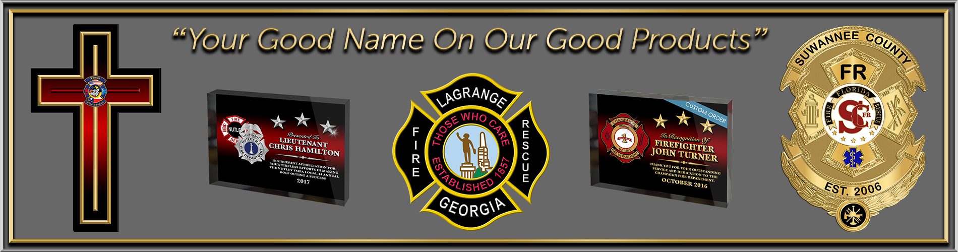Custom Wall Plaques for Law Enforcement, Fire Rescue, Military ...