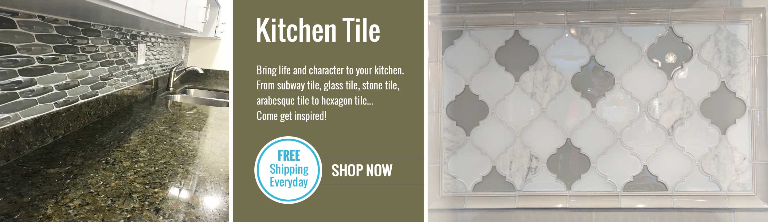 Ocean Mosaics Tiles and Accessories