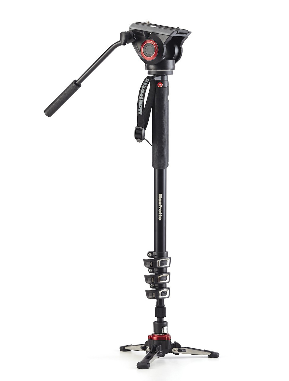 Manfrotto Mvmxpro500 Fluid Video Head Monopod With Fluidtech Base