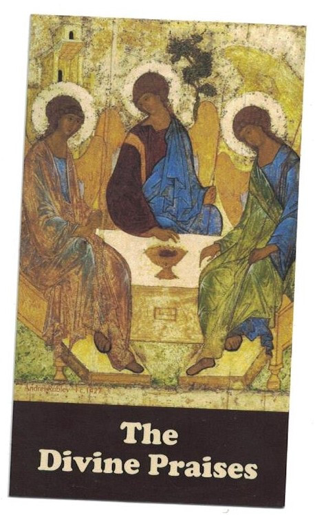 The Divine Praises Prayer Card
