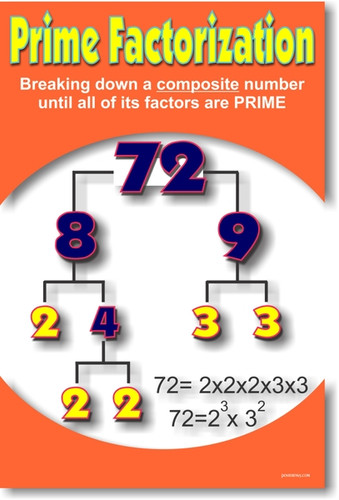 Prime Factorization - Math Poster - PosterEnvy.com