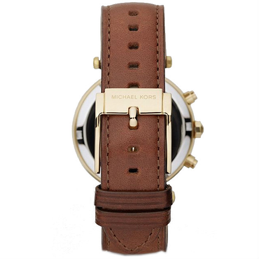 Michael Kors Replacement Watch Strap Brown Leather MK2249 With Free Pins