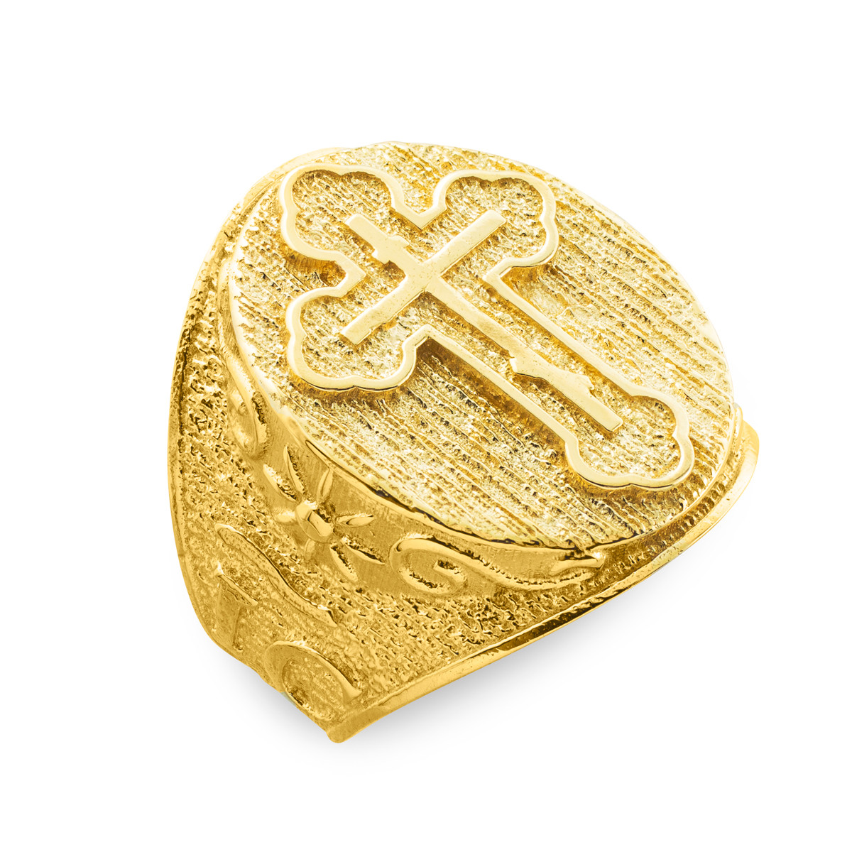 Men's Solid Gold Eastern Orthodox Cross Ring | Eastern Orthodox Cross ...