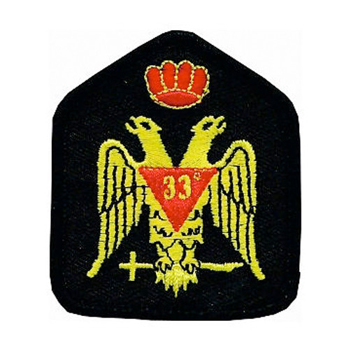 Masonic Patch Scottish Rite Wings Down 33rd Degree for Freemasons ...