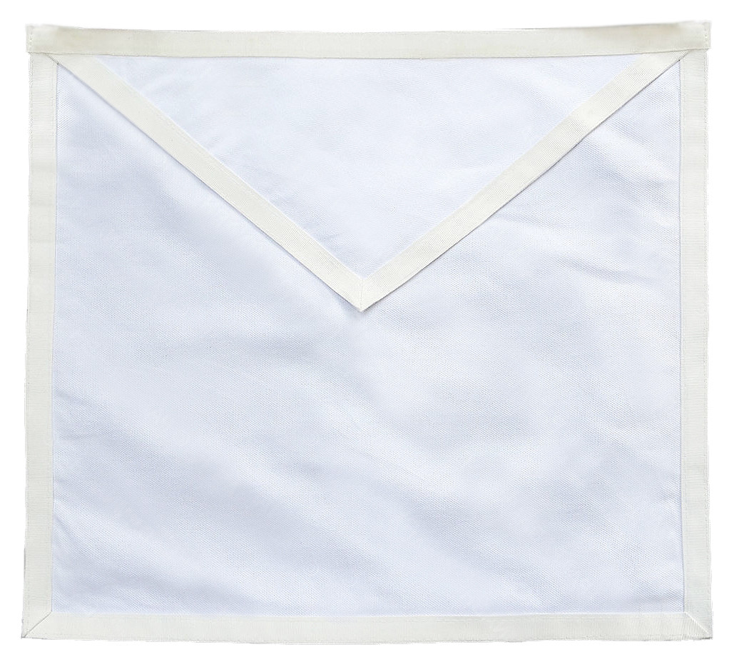 Masonic Aprons - Candidate / Entered Apprentice Apron for Lodge Plain ...