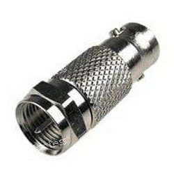 Male to Female F Type RG6 To BNC Adapter