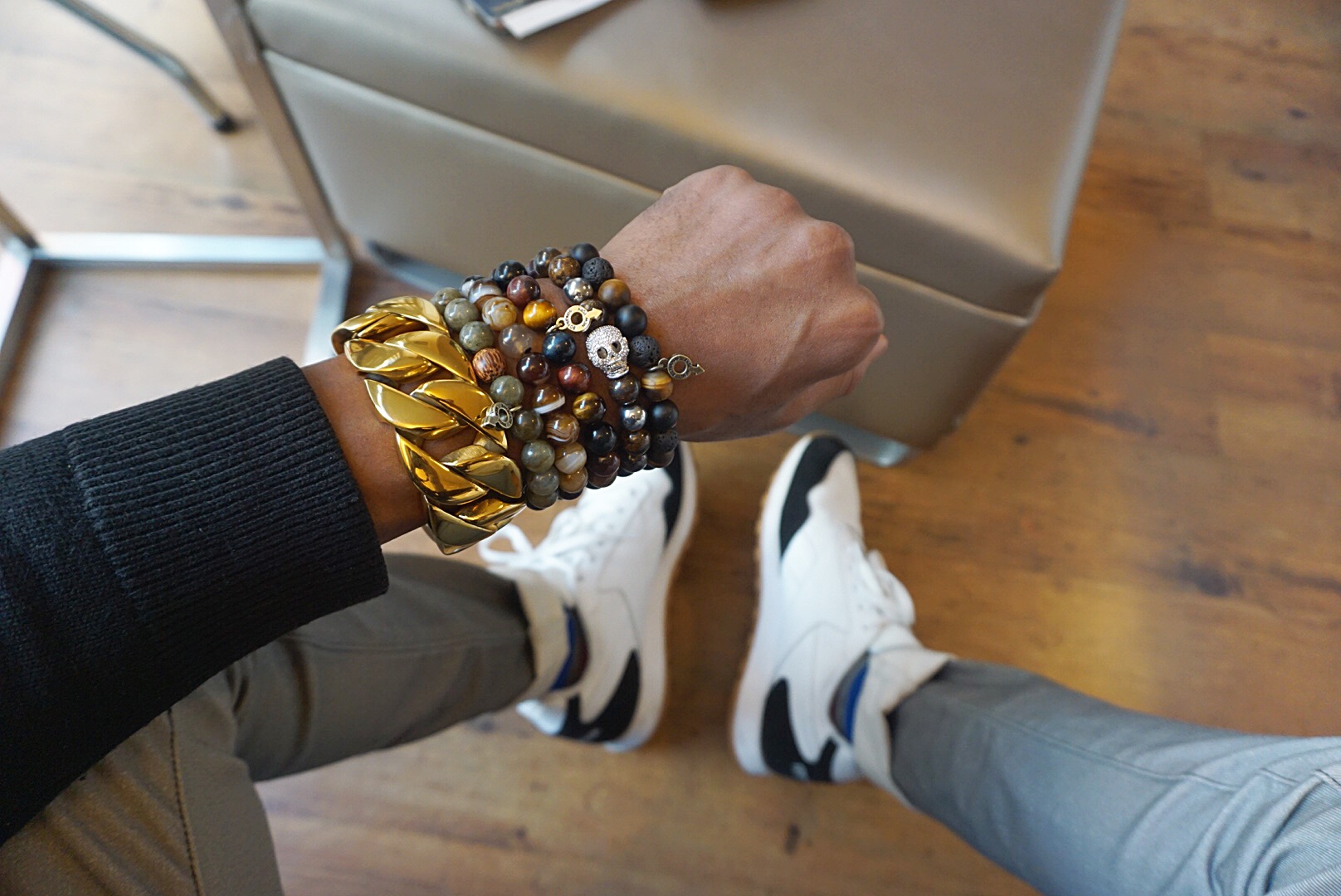 BOYBEADS- Custom Natural Stone Bead Bracelets/Necklaces for Men New ...