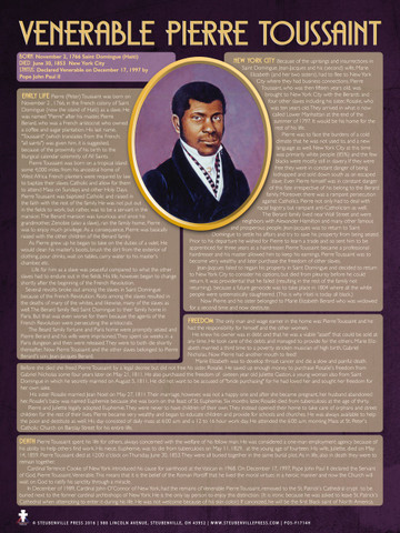 Venerable Pierre Toussaint Explained Poster - Steubenville Press