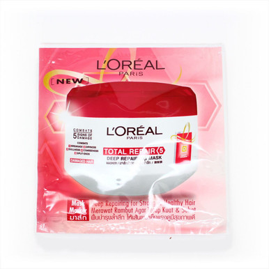 LOreal Total Repair Deep Repairing Hair Mask Sachet 12ml - Go Tiny