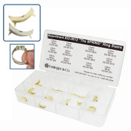 White Gold Filled 4mm Ring Size Finding Spring Ring Guard