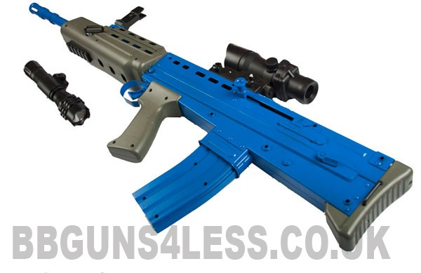 Vigor L85A2 SA80 Spring Rifle in Blue - bbguns4less
