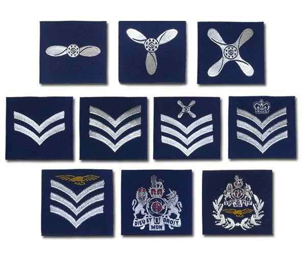 RAF Rank Slides - bbguns4less