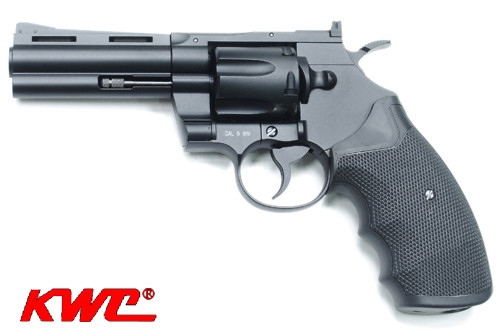 KWC PYTHON .357 4 inch Revolver in Black - bbguns4less