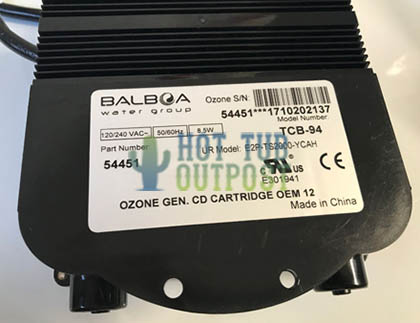 Balboa Ozone Generator 54451 AMP Cord