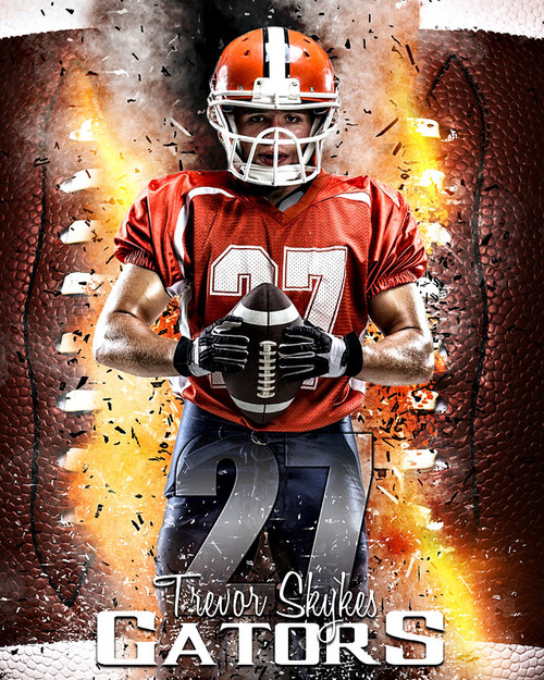 Sports Poster Photo Template For Football Football Inferno Sports Poster Photo Template For Football Football Inferno