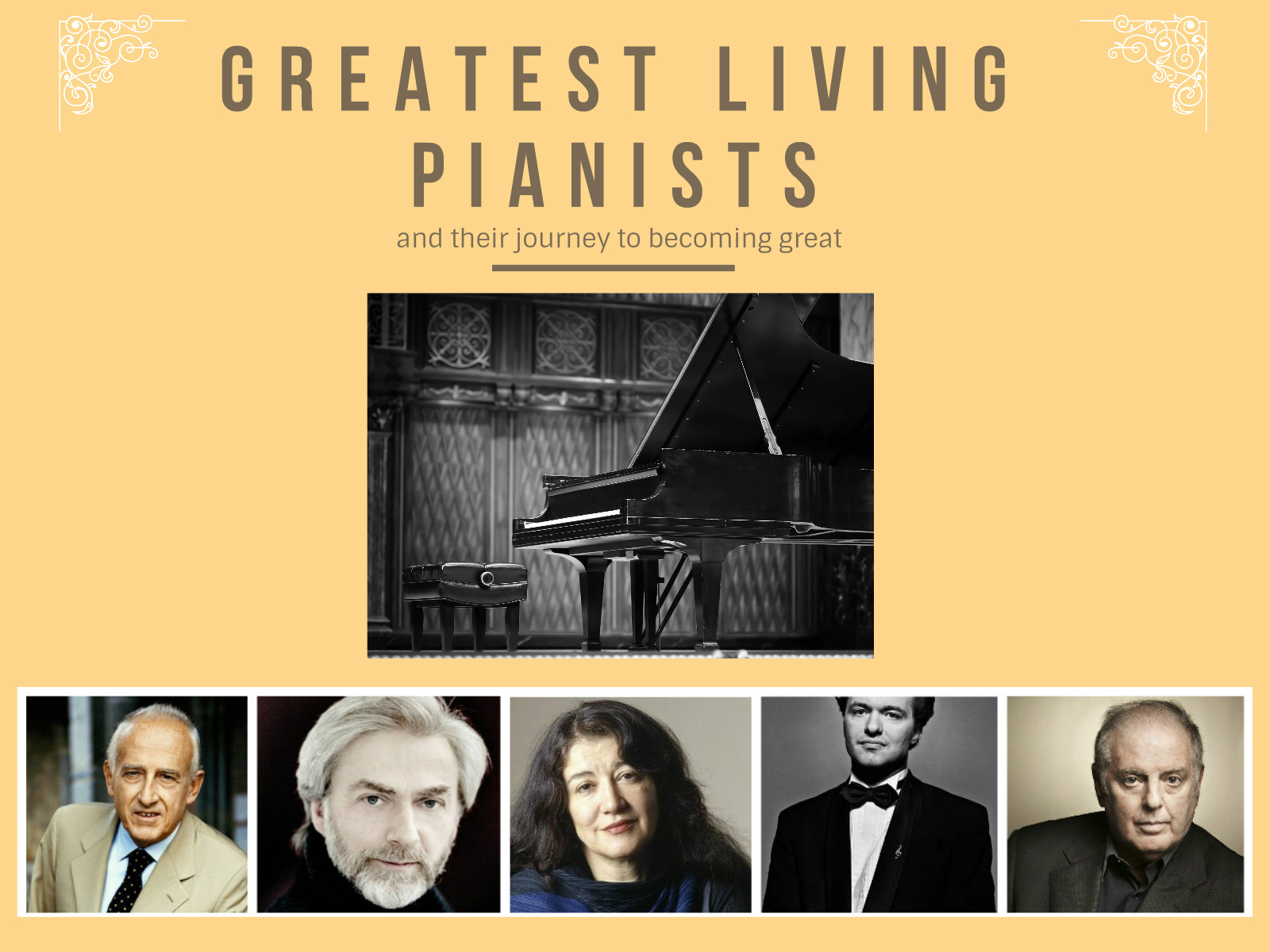 Greatest Living Pianists and their Journey to becoming Great - Cocoweb