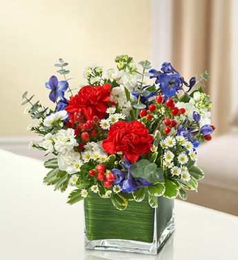 Red & White & Blue Healing Tears