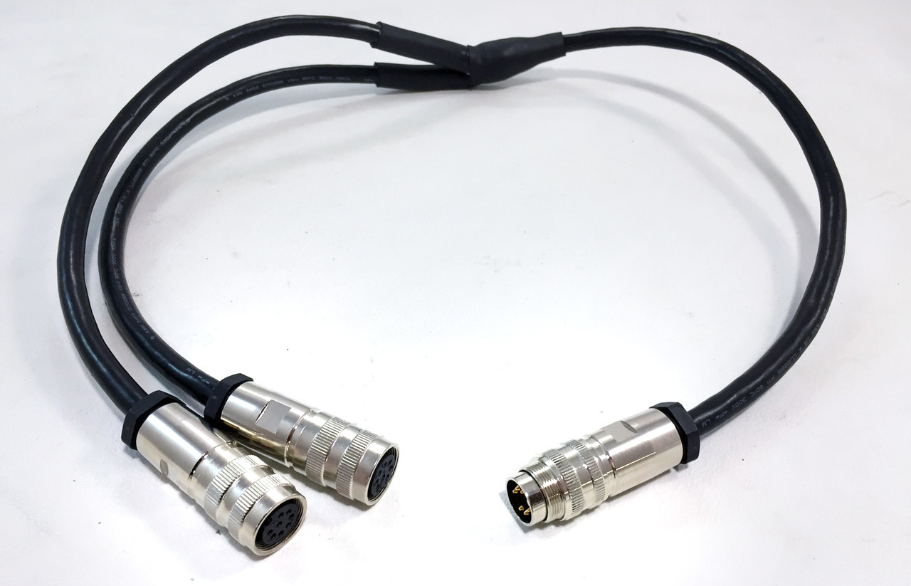 AISG RET Control Cable Splitter - 2FT - DIN Male to DIN Female/DIN ...
