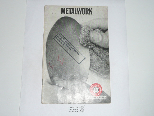 Metalwork Merit Badge Pamphlet 5-72 Printing