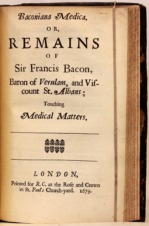 Francis Bacon Published Materials