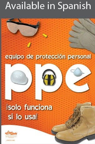 PPE Safety Poster - SPANISH