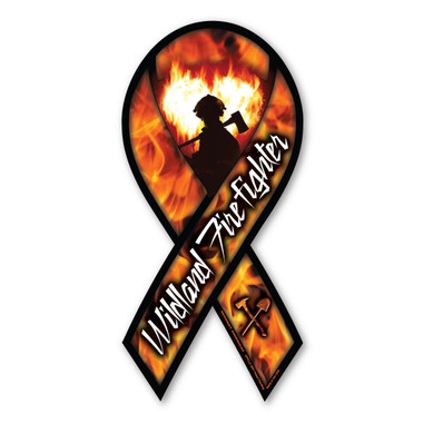 Wildland Firefighter Ribbon Magnet | Magnet America