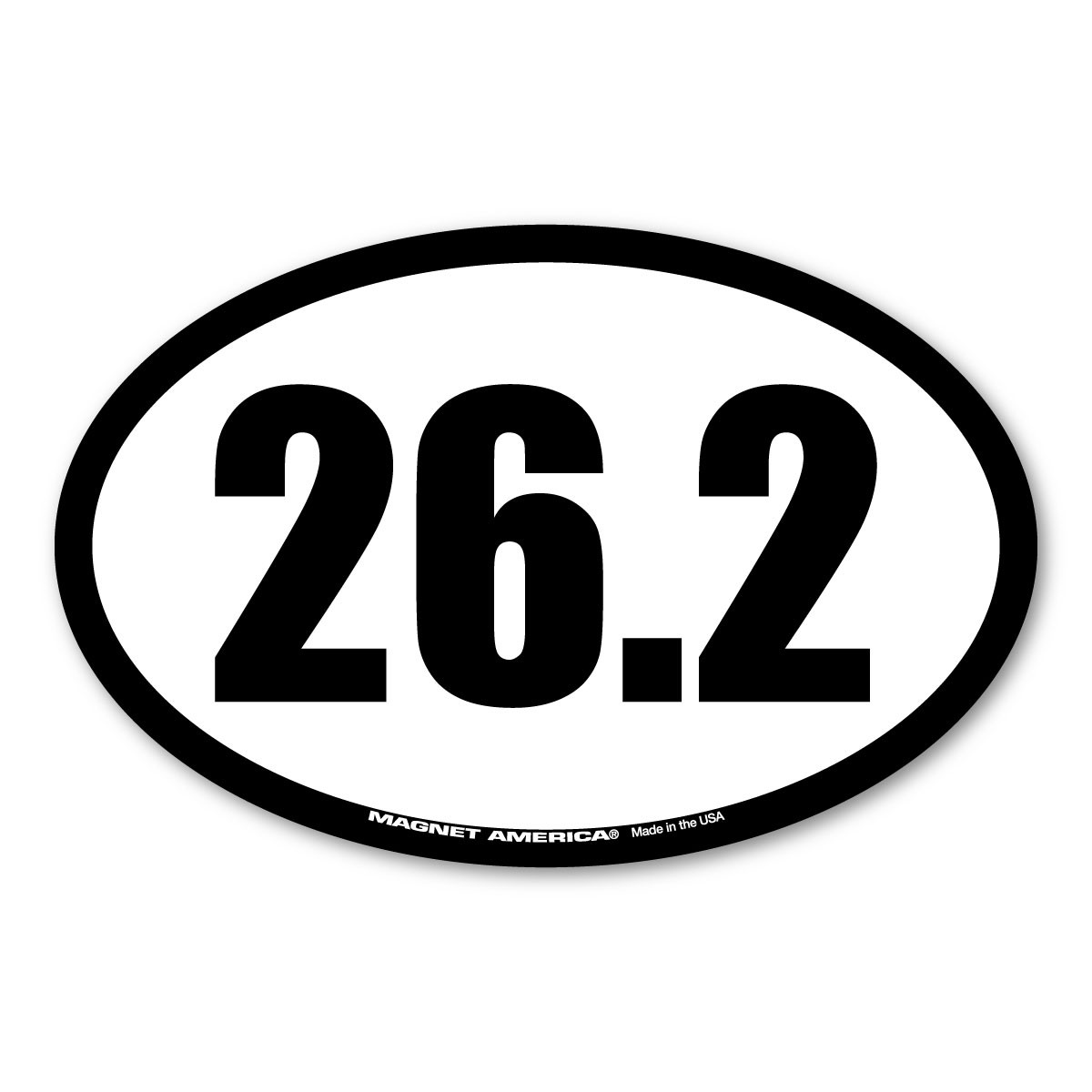 26.2 Marathon Oval Magnet | Magnet America