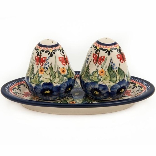 Butterfly Cosmos Salt Pepper | Shaker Set | Porcelain | Franz