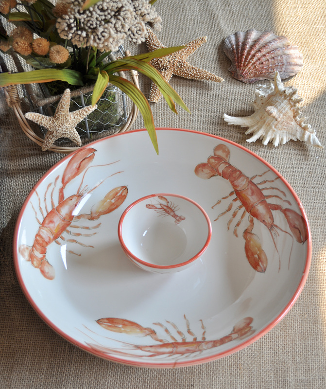 Meet our Lobster Dinnerware! - Caron's Beach House