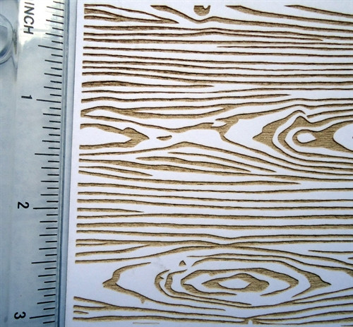 Laser Cut Texture Paper -Wood Grain - Metal Designz