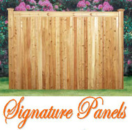 6x8 Wood Fence Panels, Cedar Privacy Fence Panels . Pre-Built ...