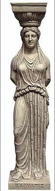 Caryatid Column - Buy a Replica Caryatid Column from Museum Store Company